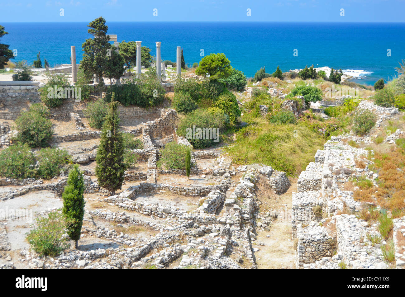 Phoenician town of Byblos, Lebanon, inhabited continuously for 7000 ...