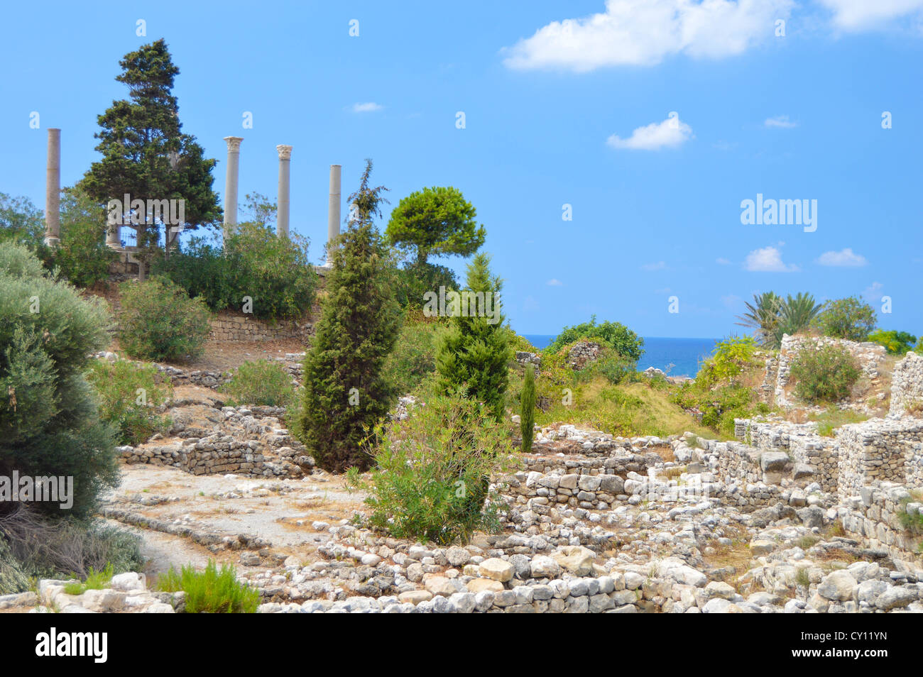 Phoenician town of Byblos, Lebanon, inhabited continuously for 7000 ...