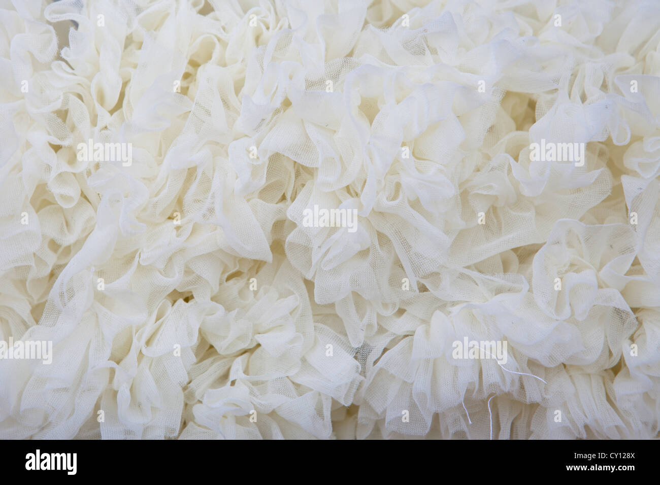 white texture net fabric background Stock Photo - Alamy