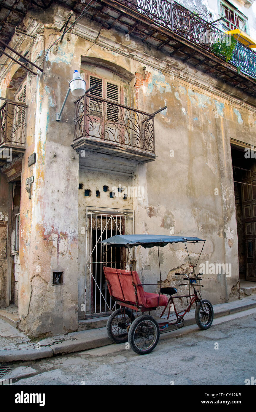 Bicitaxi (tricycle) is the most popular means of transport in old town ...