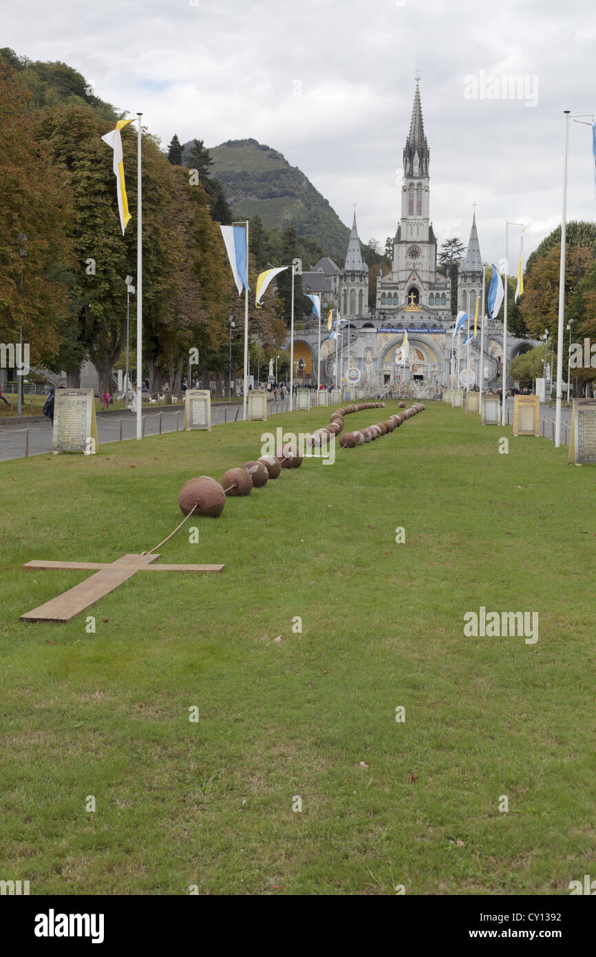 Lourdes, Pyrenees, Place of Pilgrimage Stock Photo - Alamy