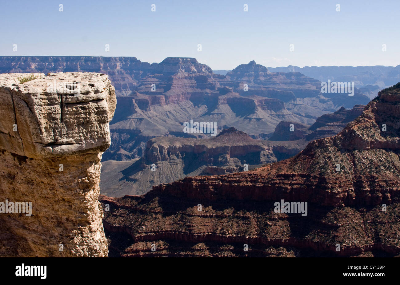 grand canyon view from the south rim in grand canyon national park ...