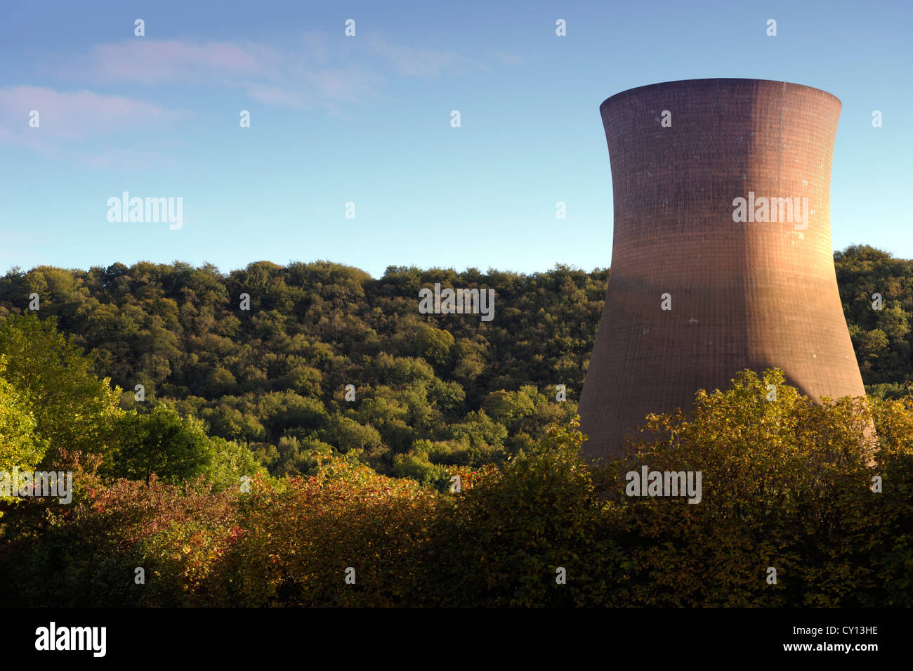 Cooling Tower at Iron Bridge power station Eon Stock Photo - Alamy