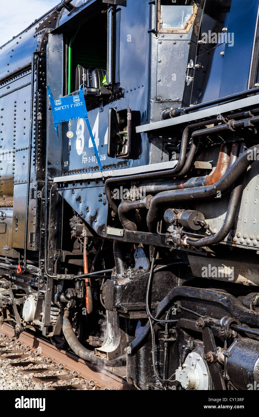 Union Pacific 844 Steam Locomotive in Hazen Nevada Stock Photo - Alamy
