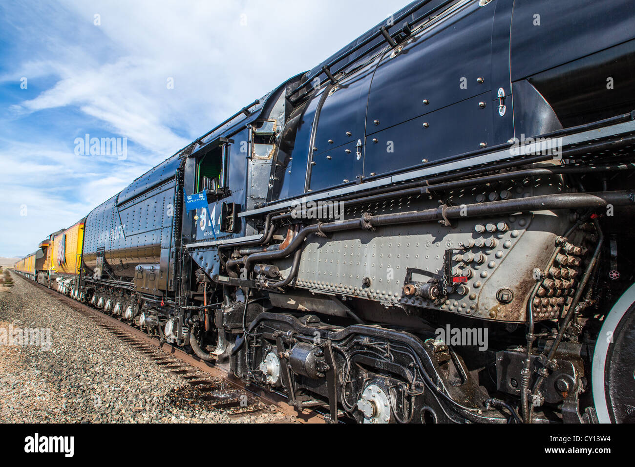Union Pacific 844 Steam Locomotive in Hazen Nevada Stock Photo - Alamy