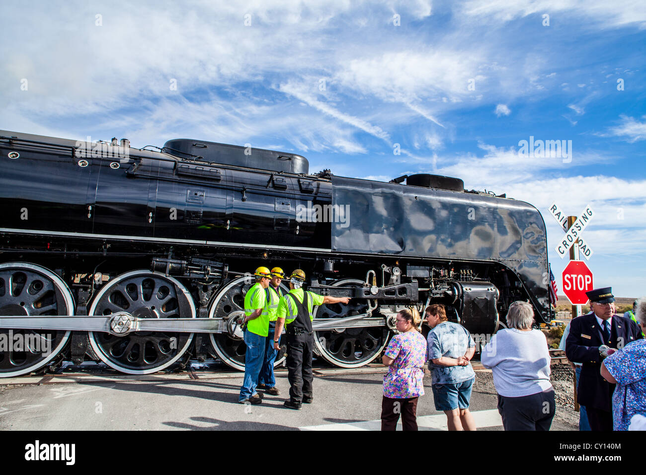 Union Pacific 844 Steam Locomotive in Hazen Nevada Stock Photo - Alamy