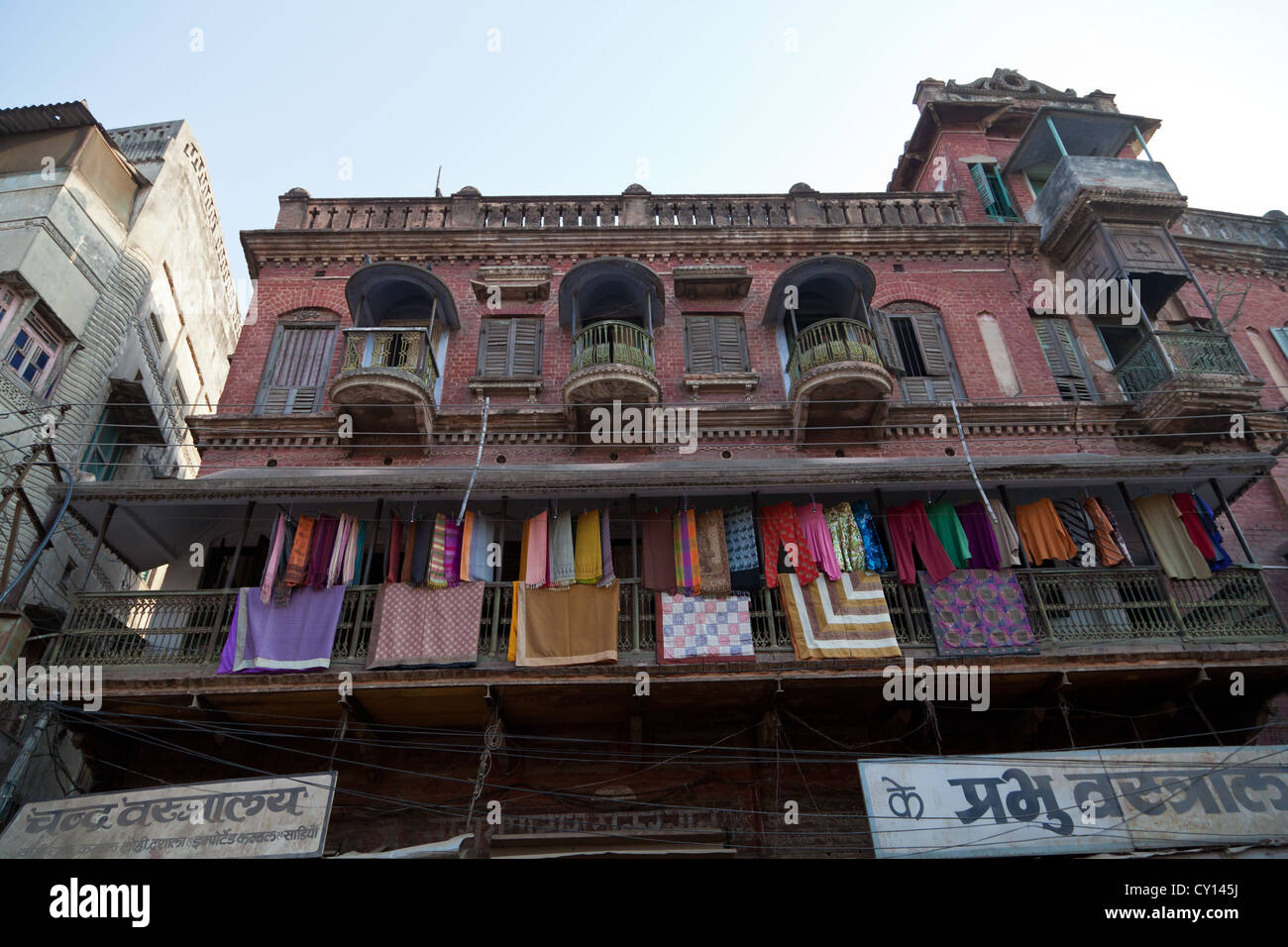 Typical Architecture in Varanasi, India Stock Photo - Alamy
