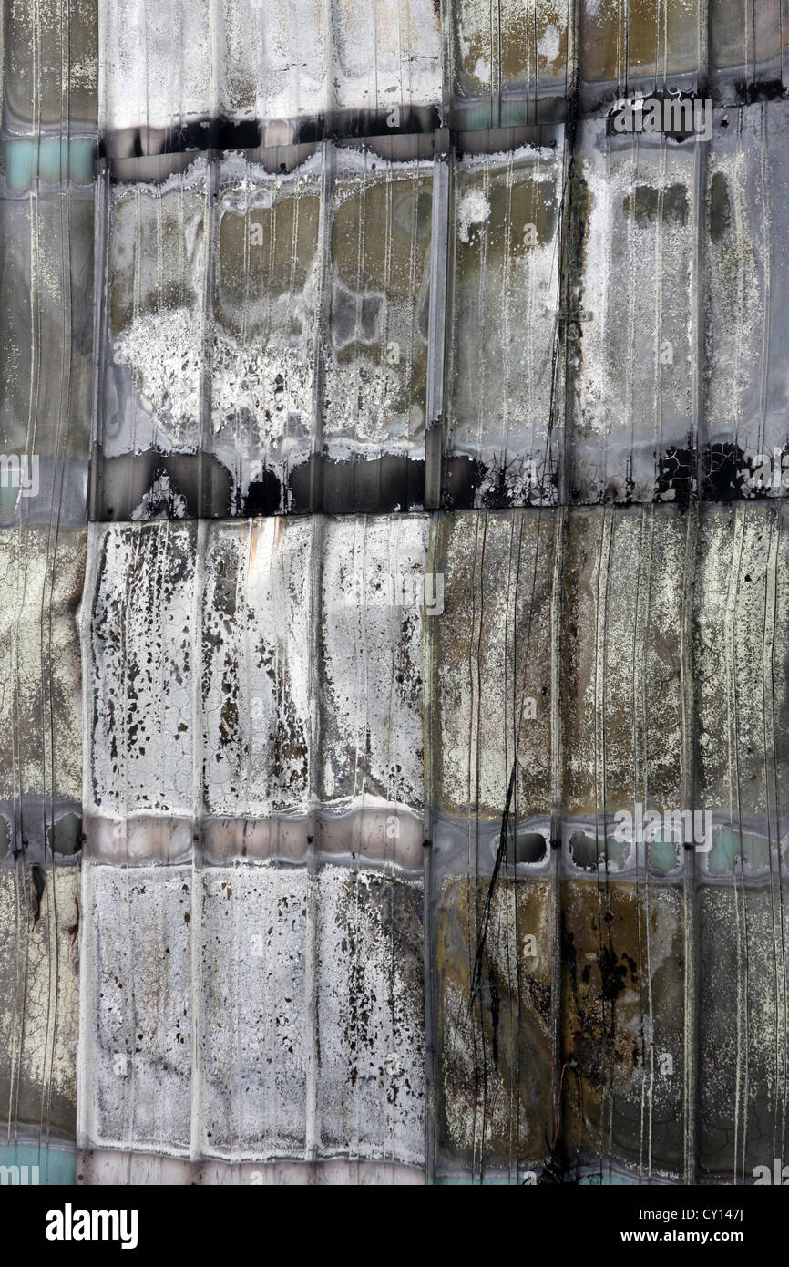 Damaged metal siding hi-res stock photography and images - Alamy