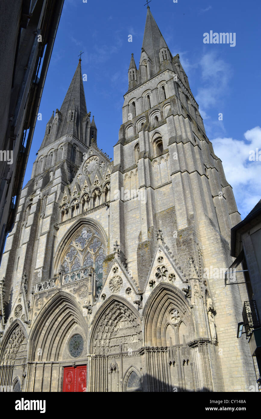 Cathedral, Bayeux, Normandy, France Stock Photo - Alamy