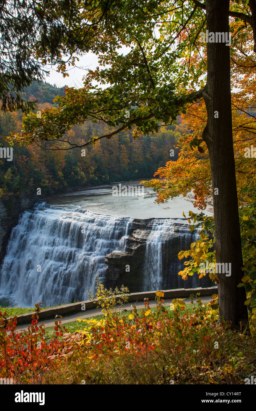 Letchworth gorge waterfall hi-res stock photography and images - Alamy