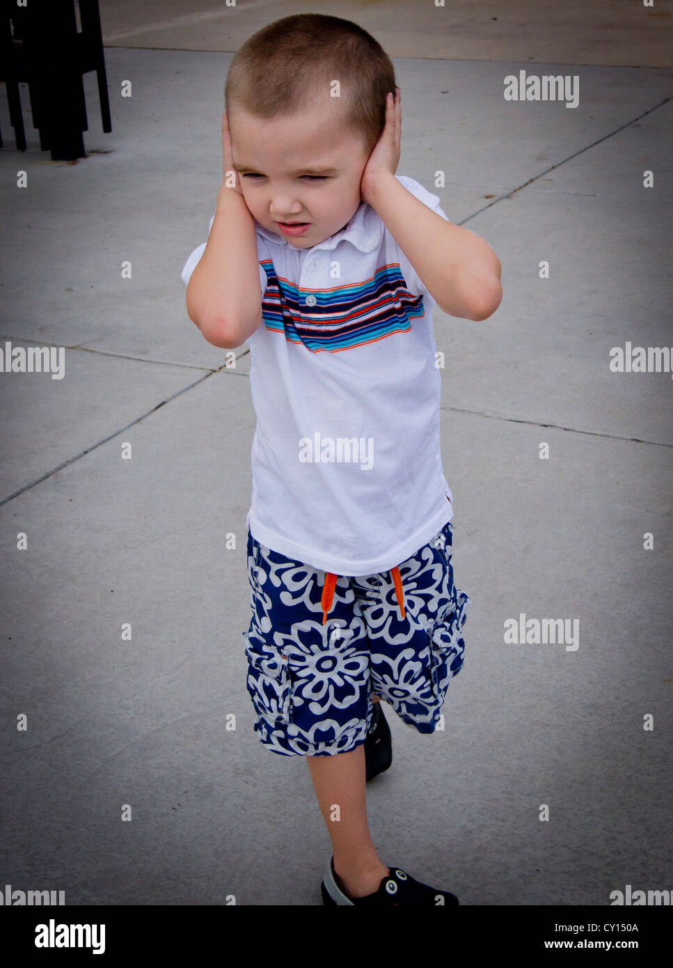 Loud Noise Ears Child High Resolution Stock Photography and Images - Alamy
