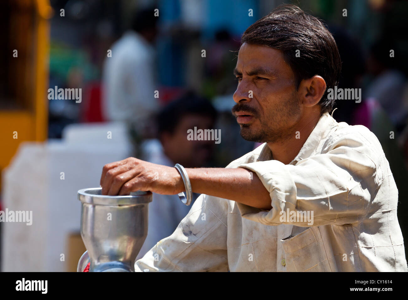 Portrait of a Man in Varanasi, India Stock Photo - Alamy