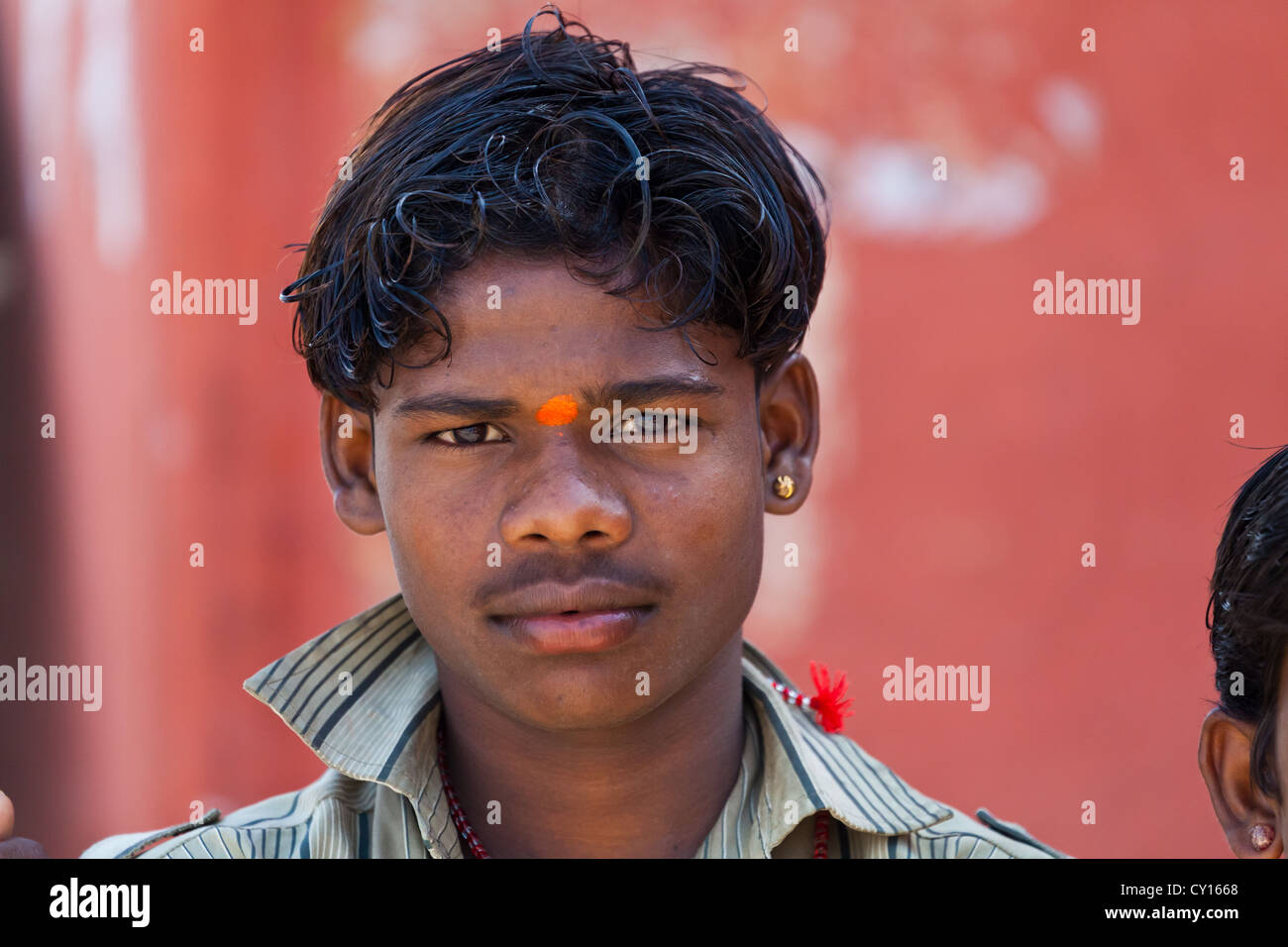 Portrait of a Man in Varanasi, India Stock Photo - Alamy