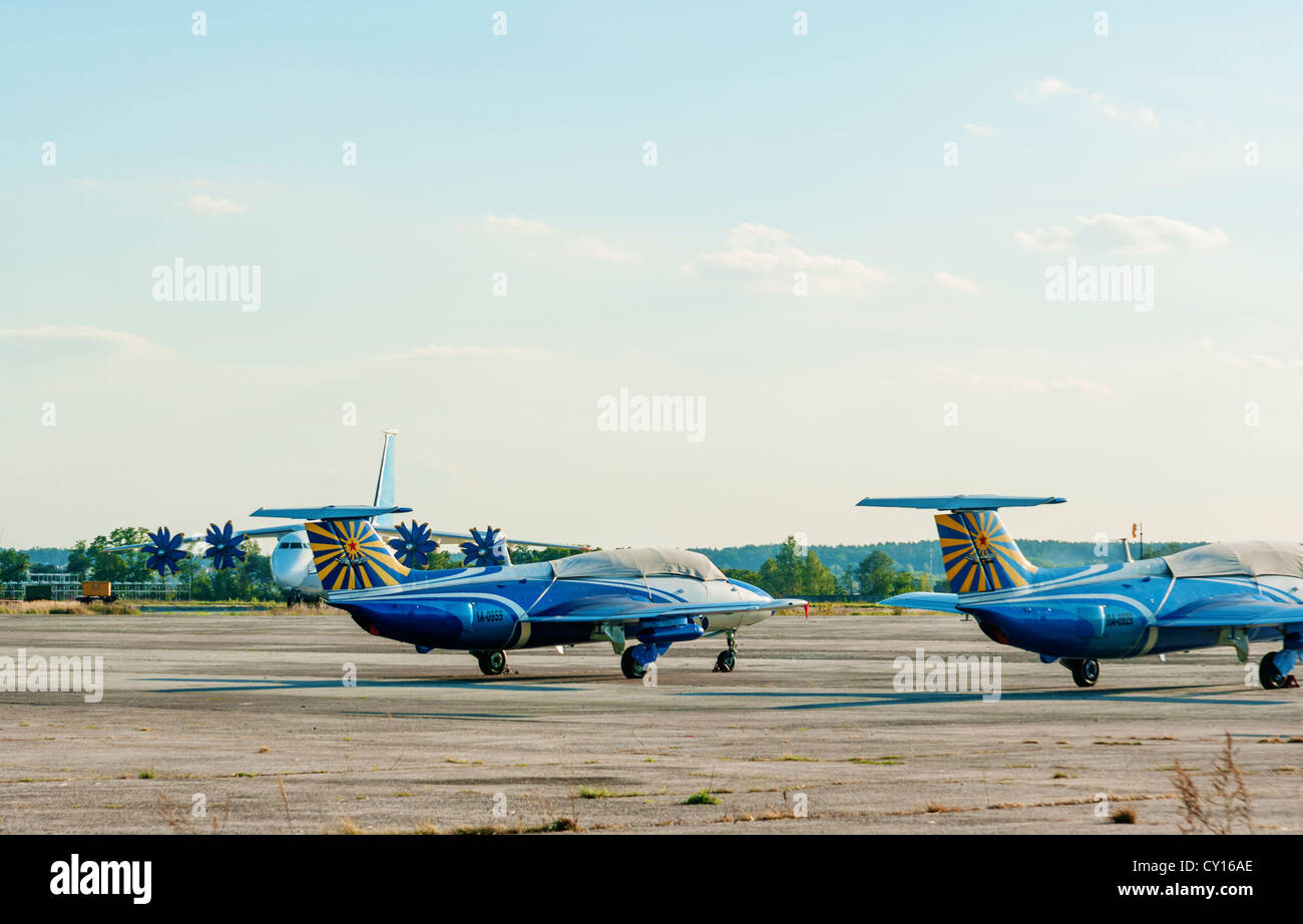 Jet aerobatic and training 1960's - L-29 Stock Photo - Alamy