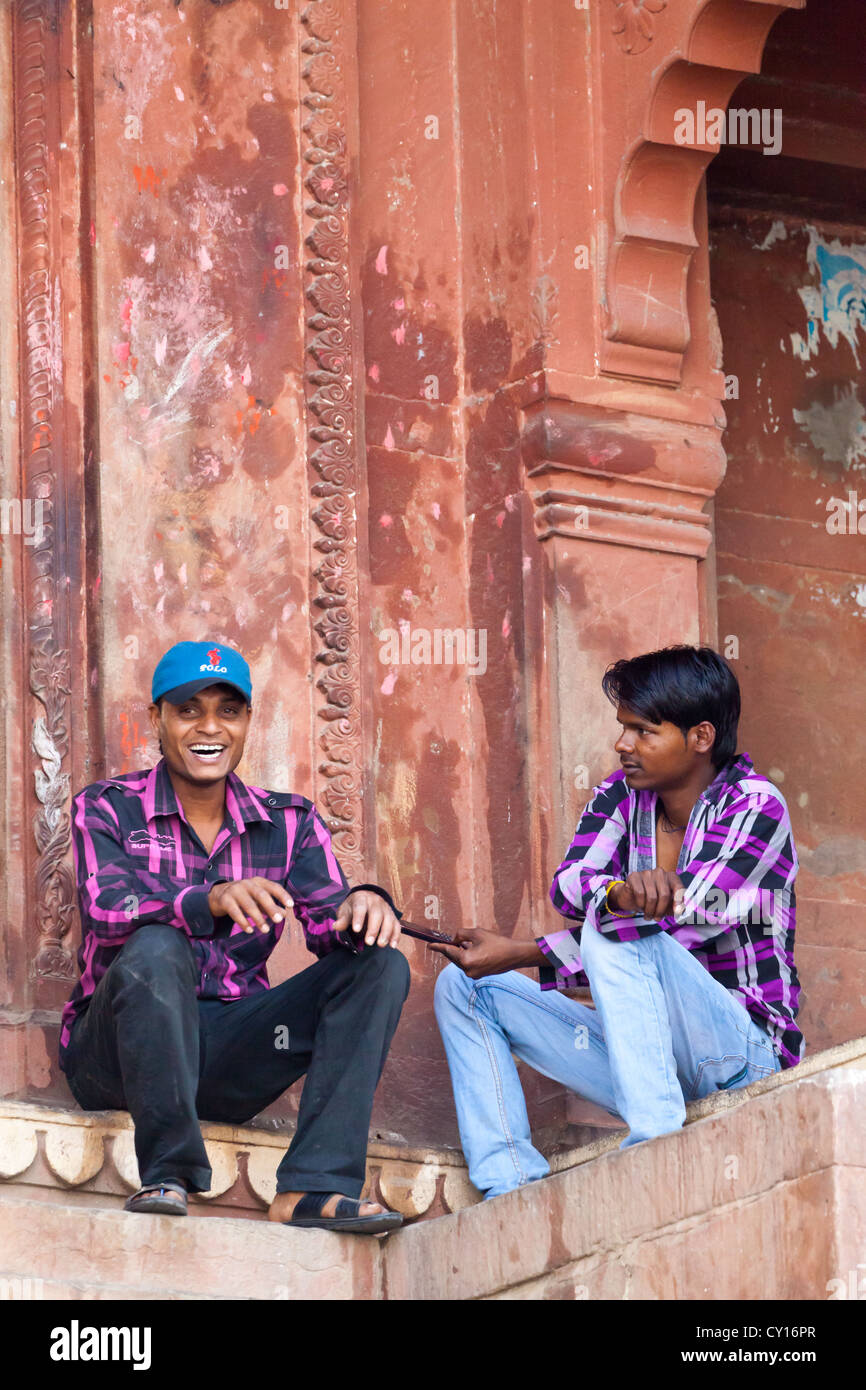 Local Men in the Streets of Varanasi, India Stock Photo - Alamy