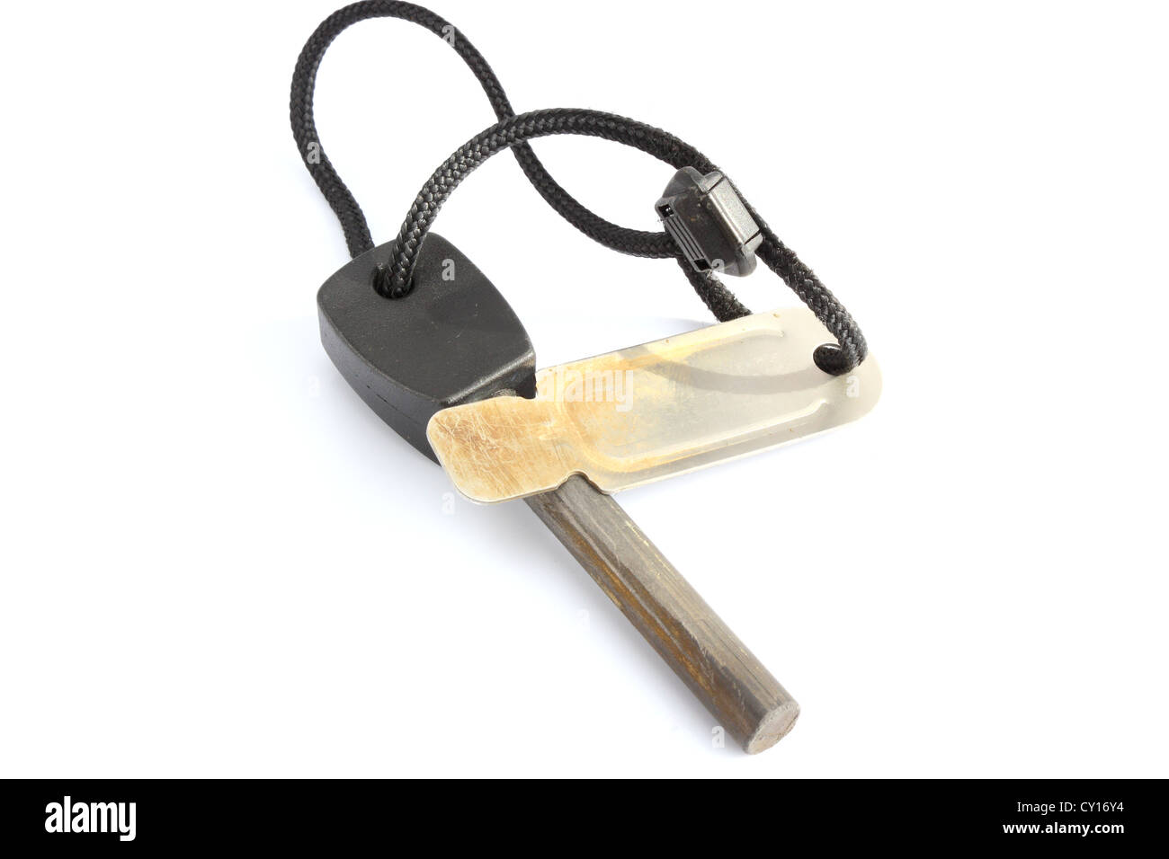 used magnesium flint steel for lighting a fire in harsh conditions ...