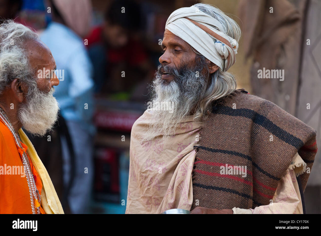 Local Men in the Streets of Varanasi, India Stock Photo - Alamy