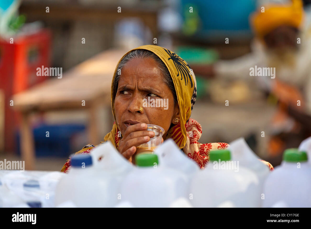 Indian Woman on a Market in Varanasi, India Stock Photo - Alamy