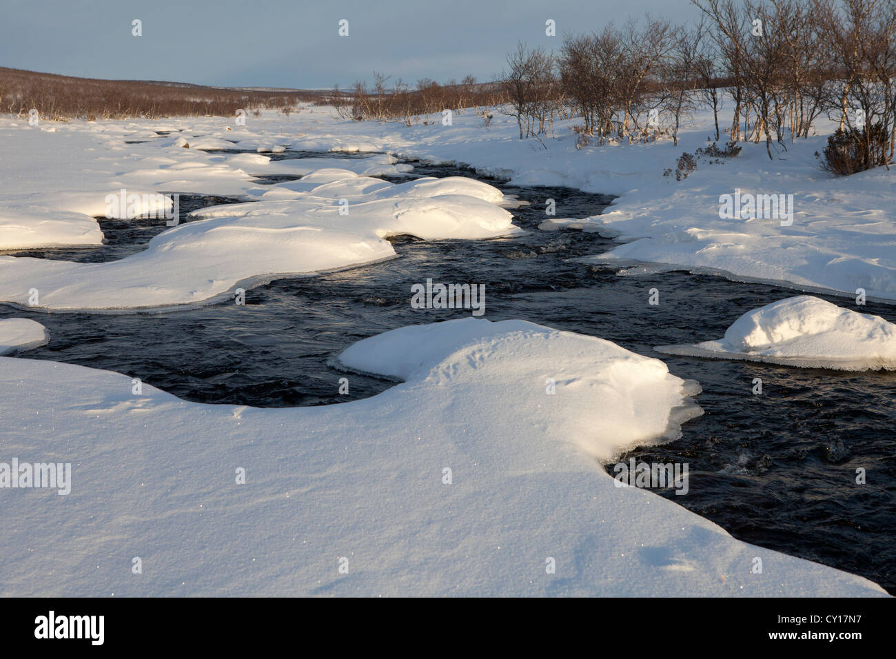 landscape of Northern Finland Stock Photo - Alamy
