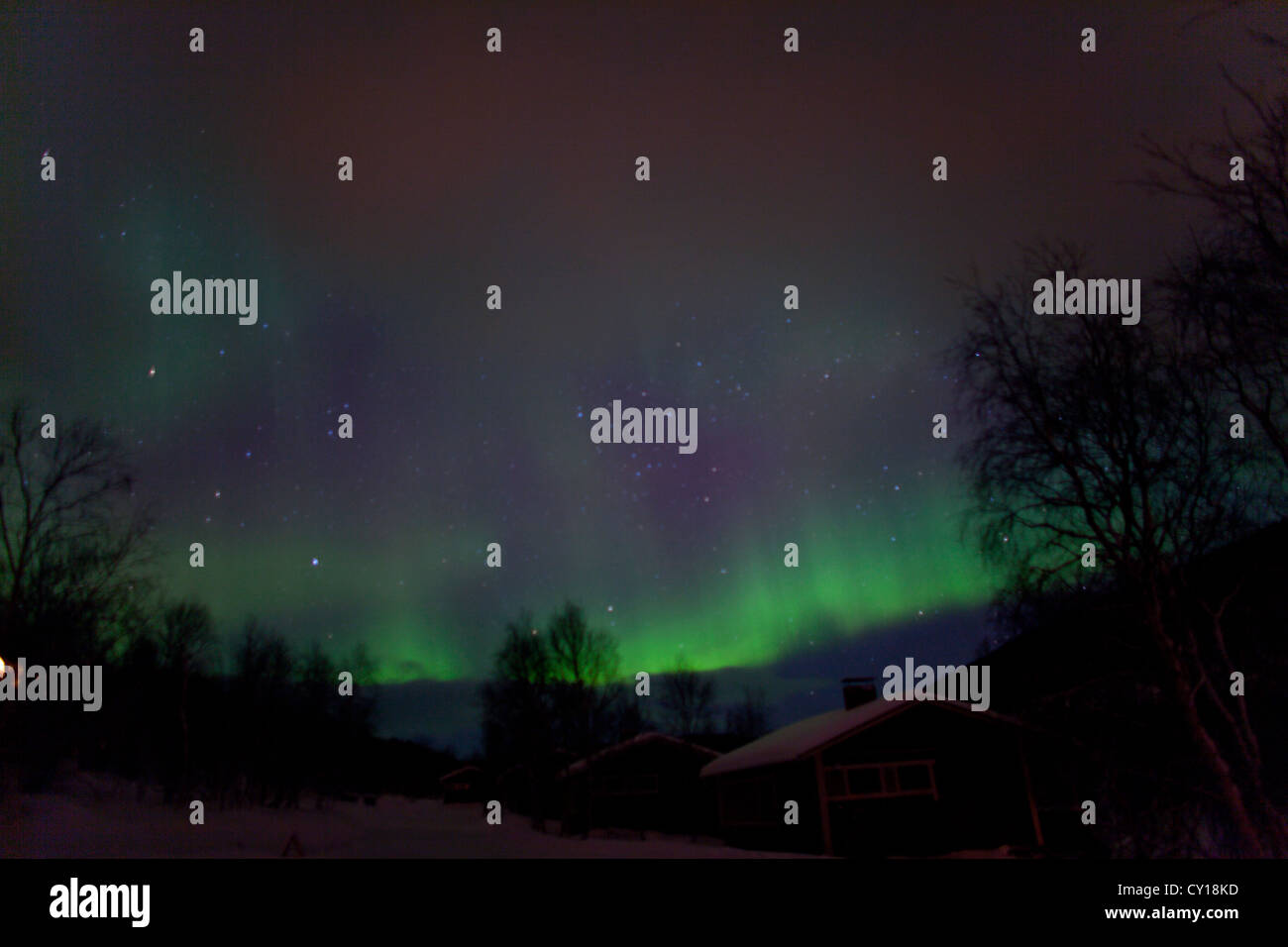 Finnish lapland northern lights hi-res stock photography and images - Alamy