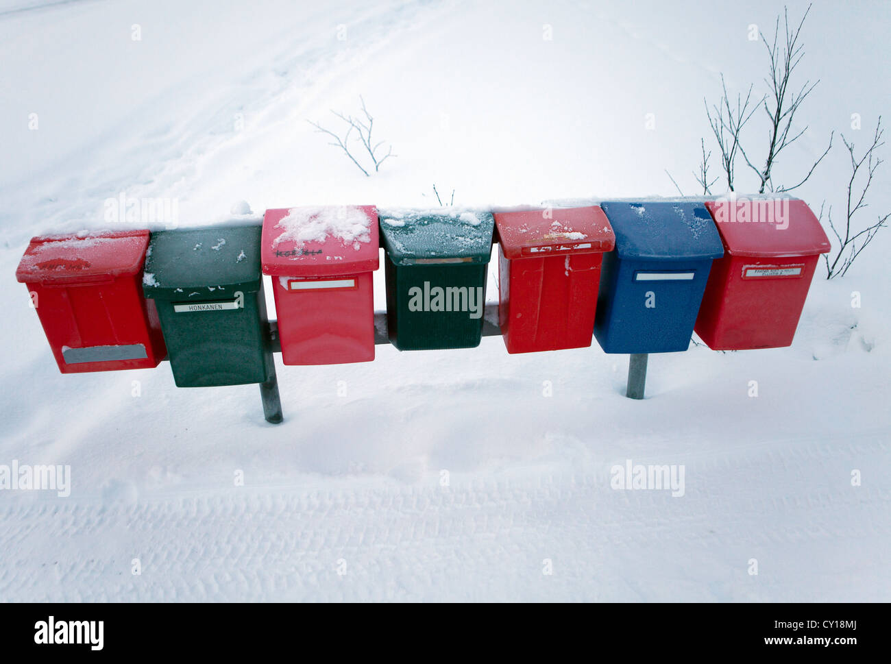 mailbox in Finland Stock Photo - Alamy