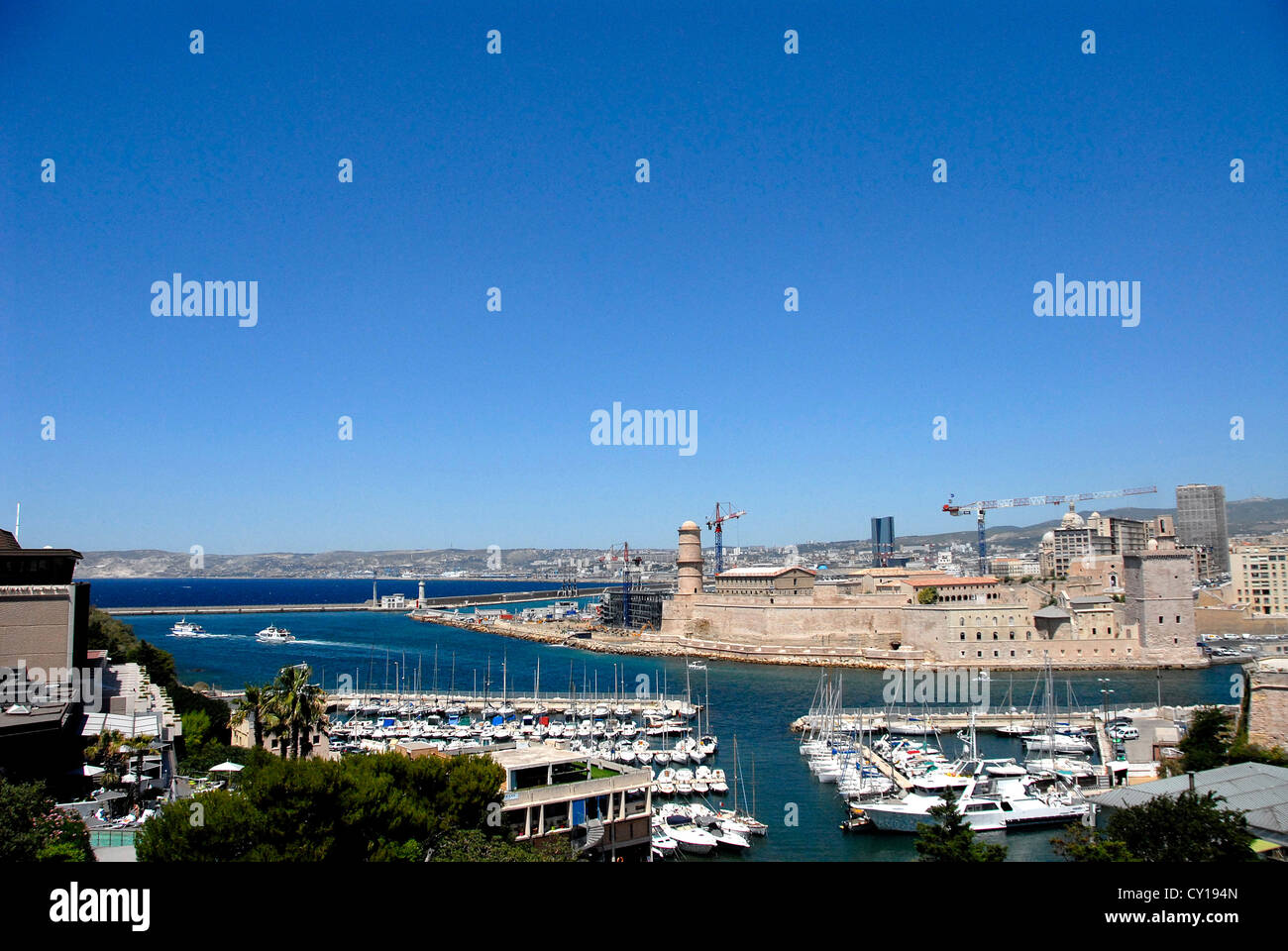 Marina Marseille Bouches-du-Rhone Provence Cote d'Azur France Stock ...