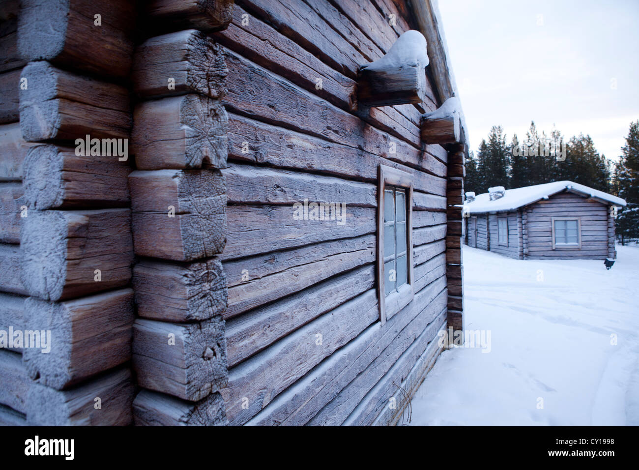logcabin in Finland Stock Photo - Alamy