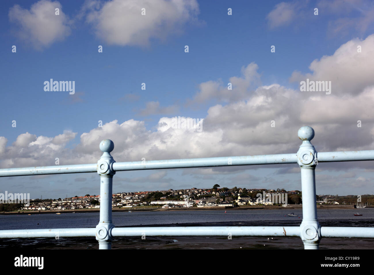 Looking across to Neylan from Pembroke Dock, Wales, UK Stock Photo - Alamy