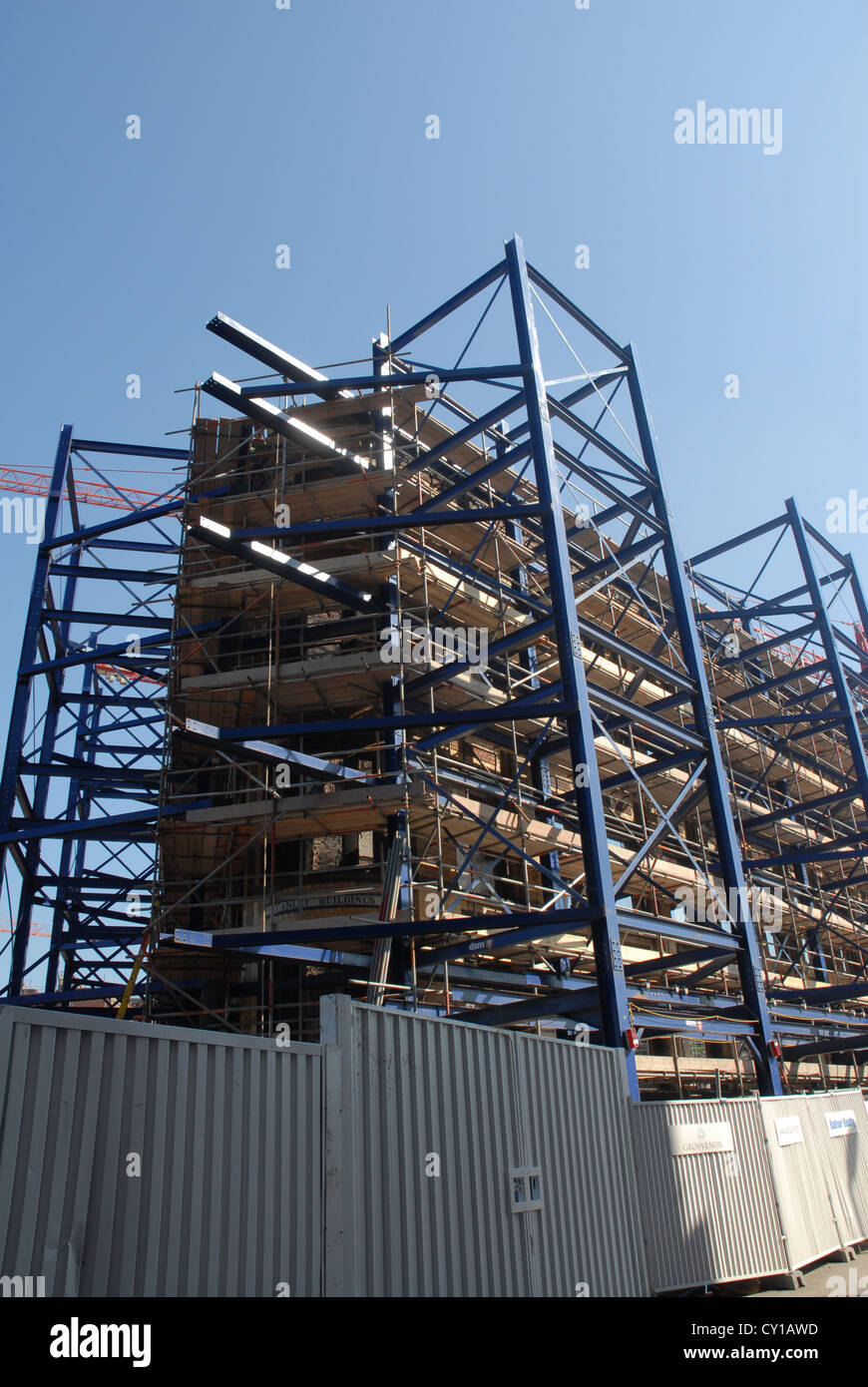 Construction of Liverpool One retail and transport hub, Liverpool city ...