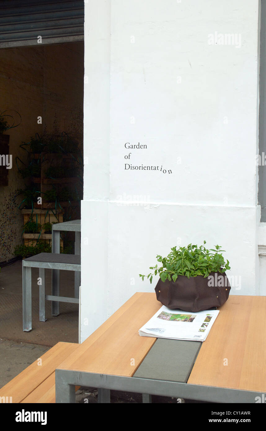 Garden of Disorientation, Pop up Bar part of the Chelsea Fringe in ...