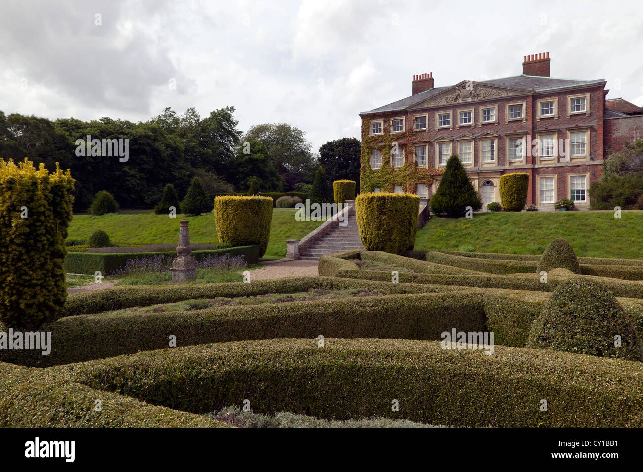 period brick-built Palladian-style mansion at Goodenstone Park, in Kent ...