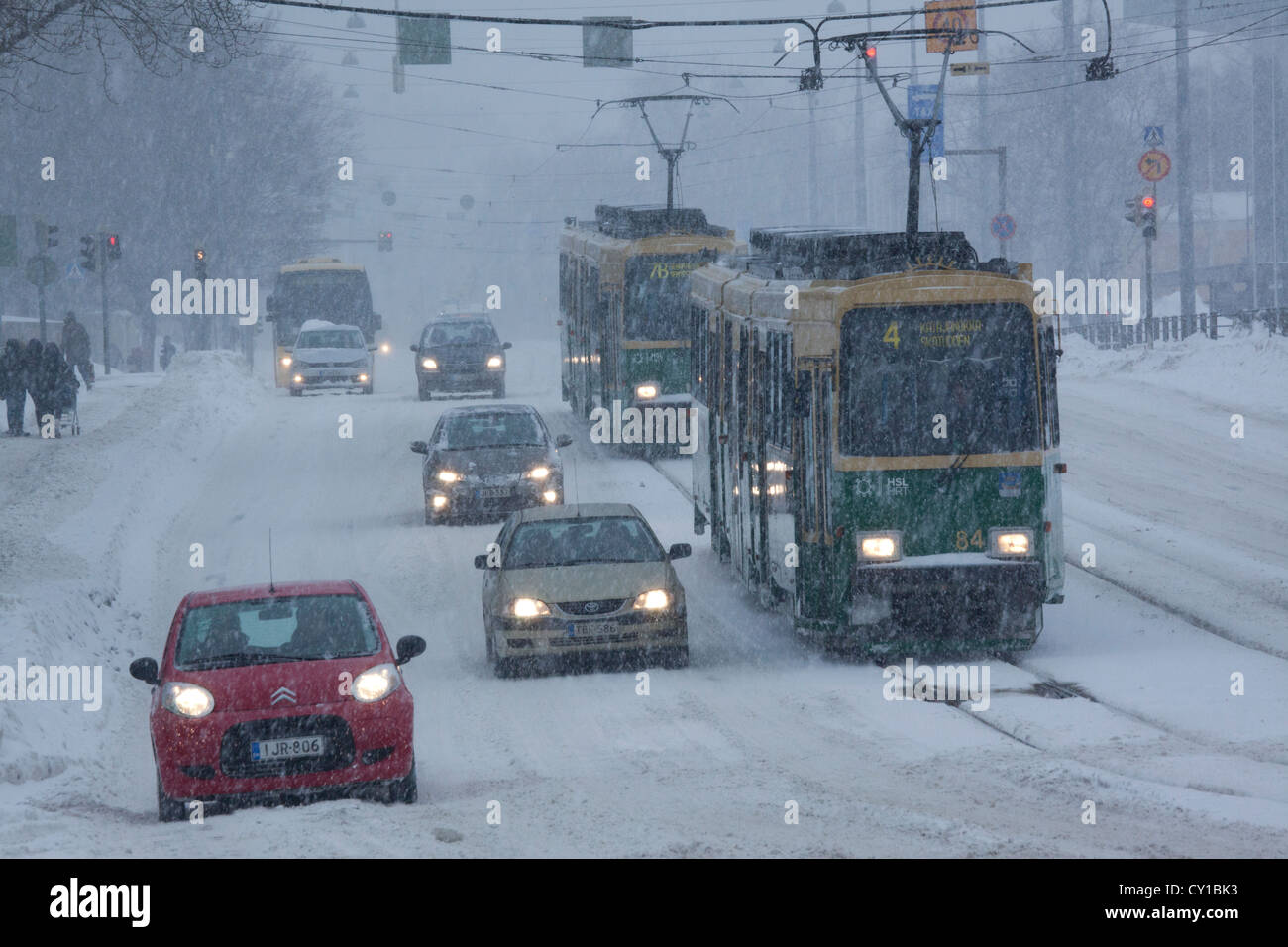 public transport in Helsinki Stock Photo - Alamy