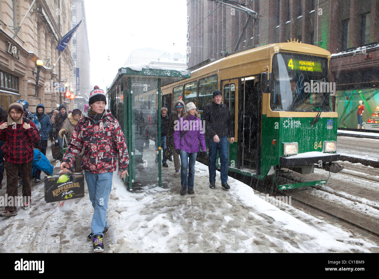 public transport in Helsinki Stock Photo - Alamy