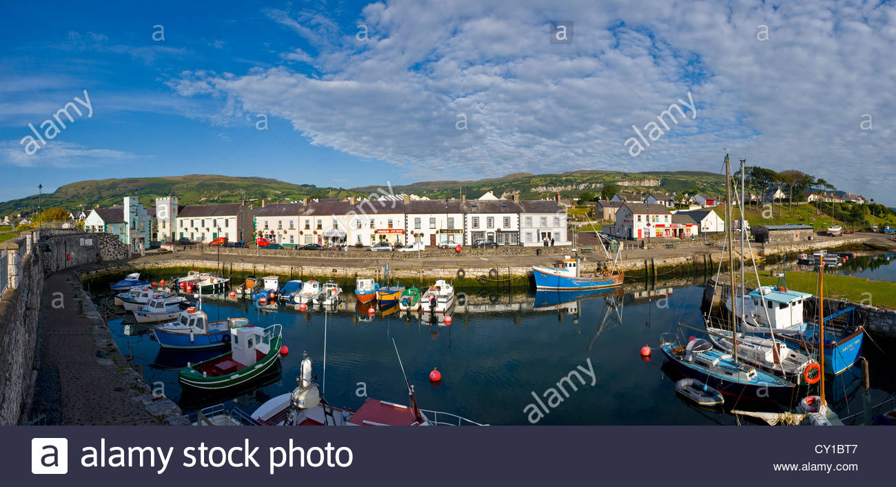 Carnlough Co Antrim Ireland Carnlough High Resolution Stock Photography ...