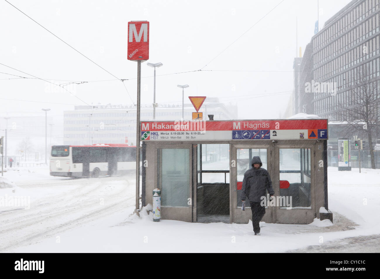 metro station in Helsinki Stock Photo - Alamy