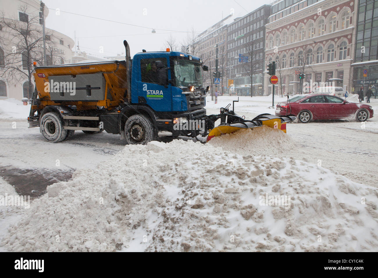 Snow clearing machine hi-res stock photography and images - Alamy