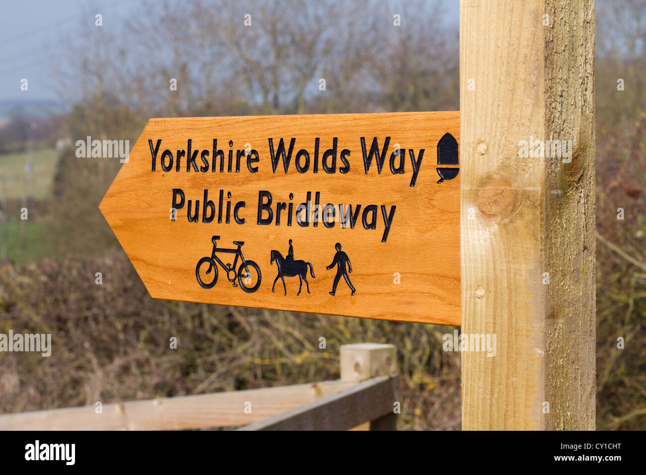 Yorkshire wolds cycle route hi-res stock photography and images - Alamy
