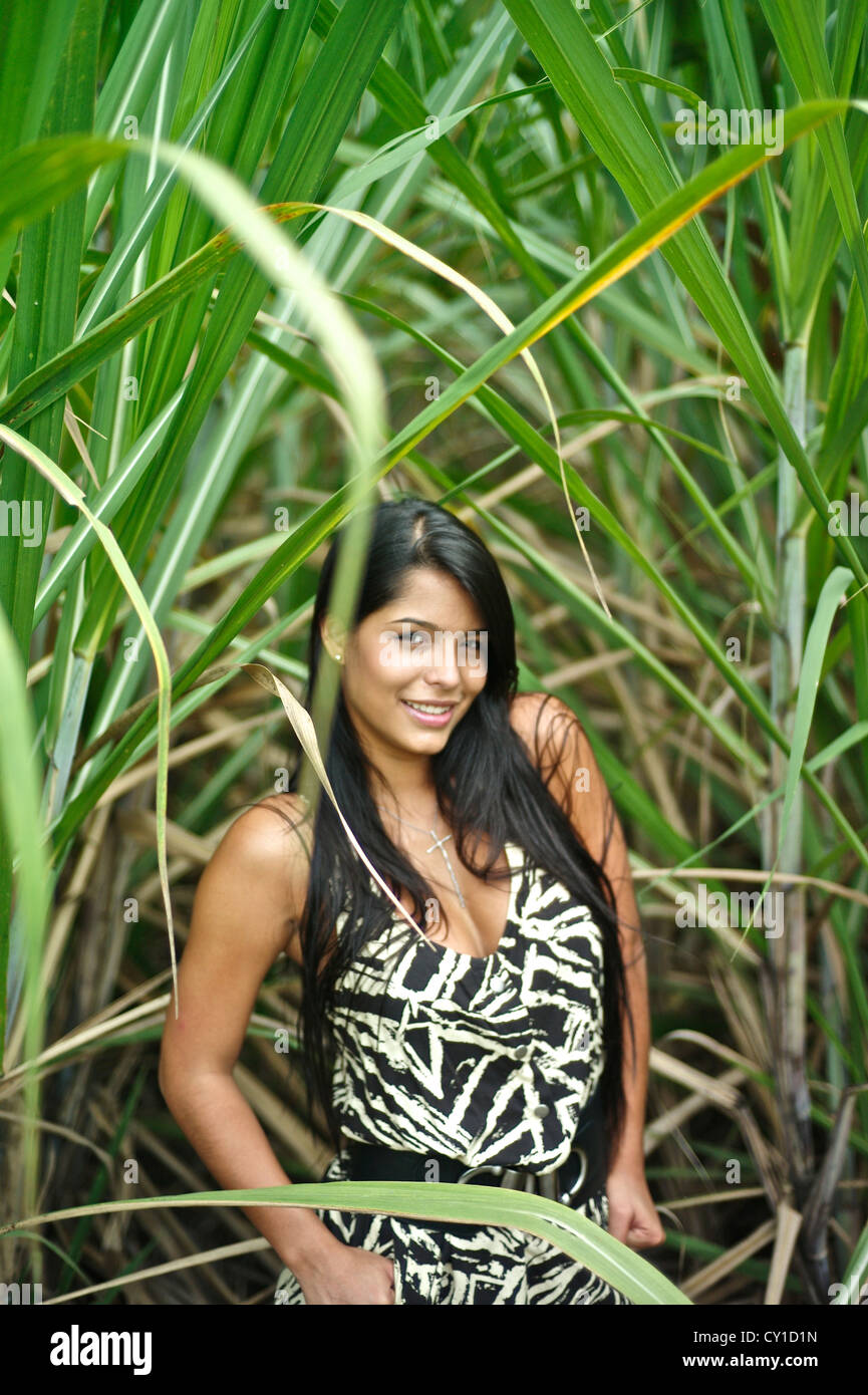 Model released photograph of a Colombian woman in her twenties Stock ...