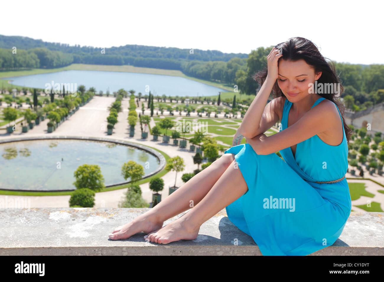 Beautiful french woman paris hi-res stock photography and images - Alamy