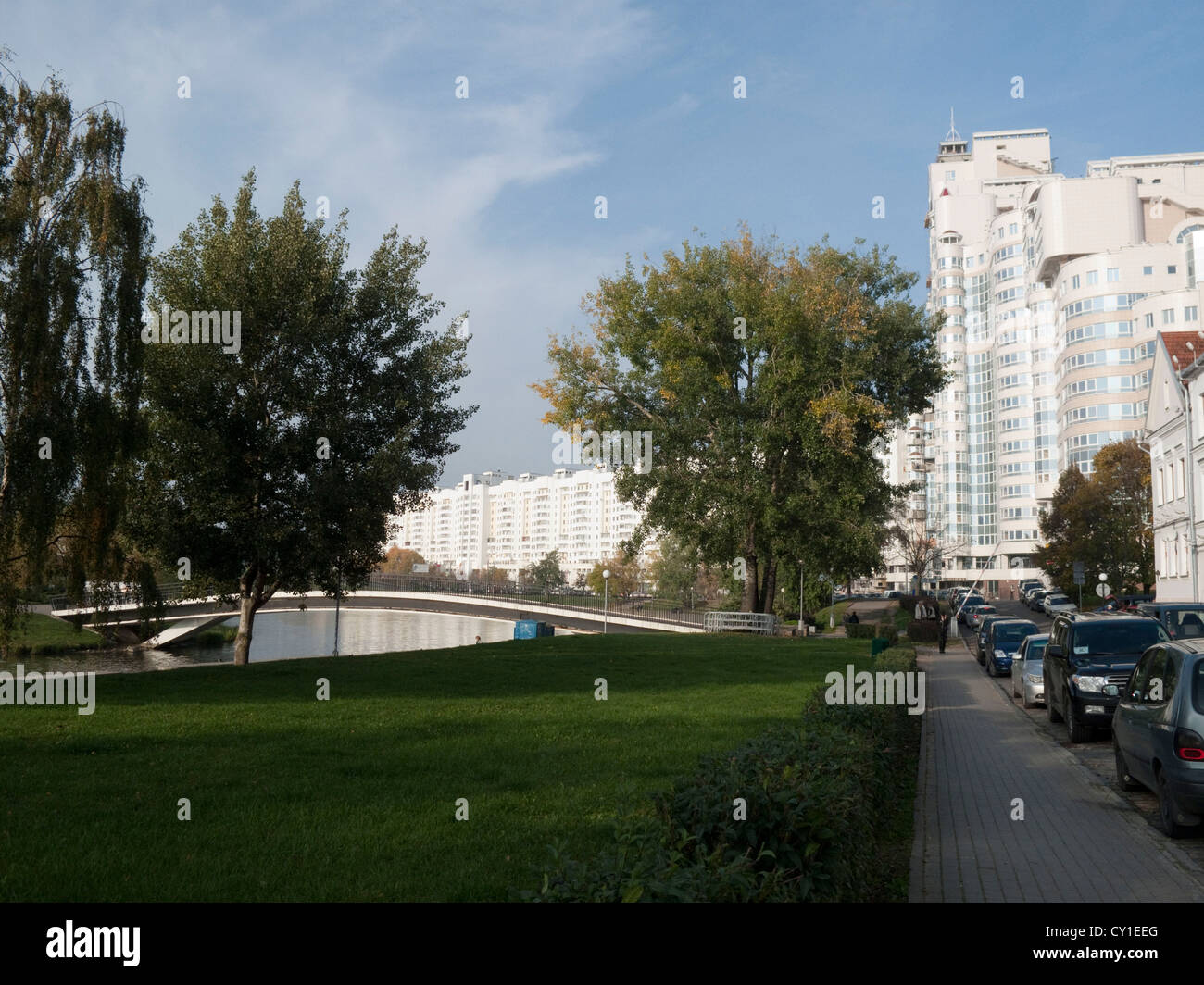 Modern architecture Minsk Belarus Eastern Europe Stock Photo - Alamy