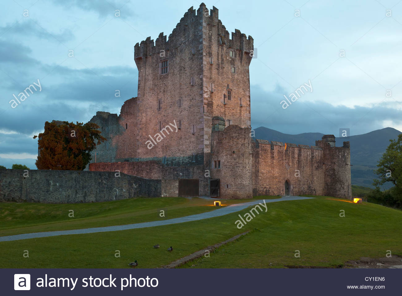 Ross Castle built in 1420 is the site of europe's earliest Copper mine ...