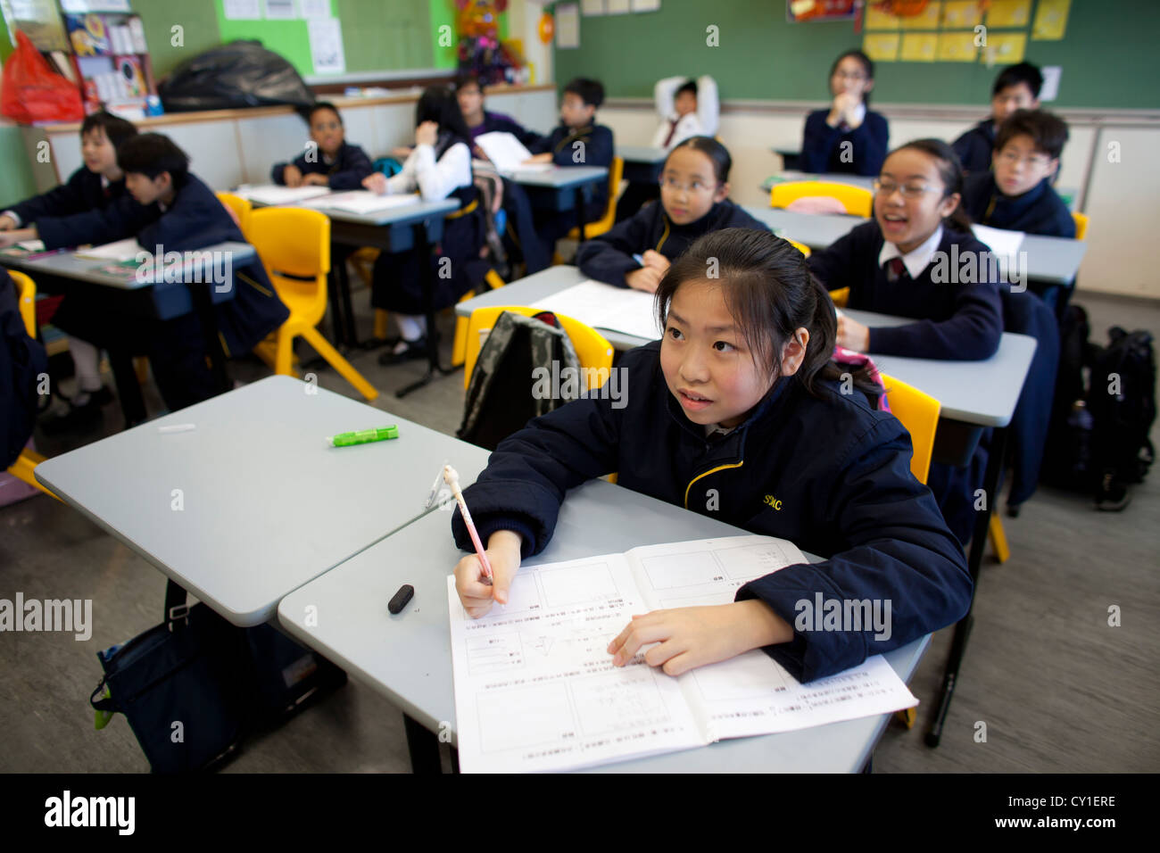 China School Uniform Stock Photos & China School Uniform Stock Images - Alamy