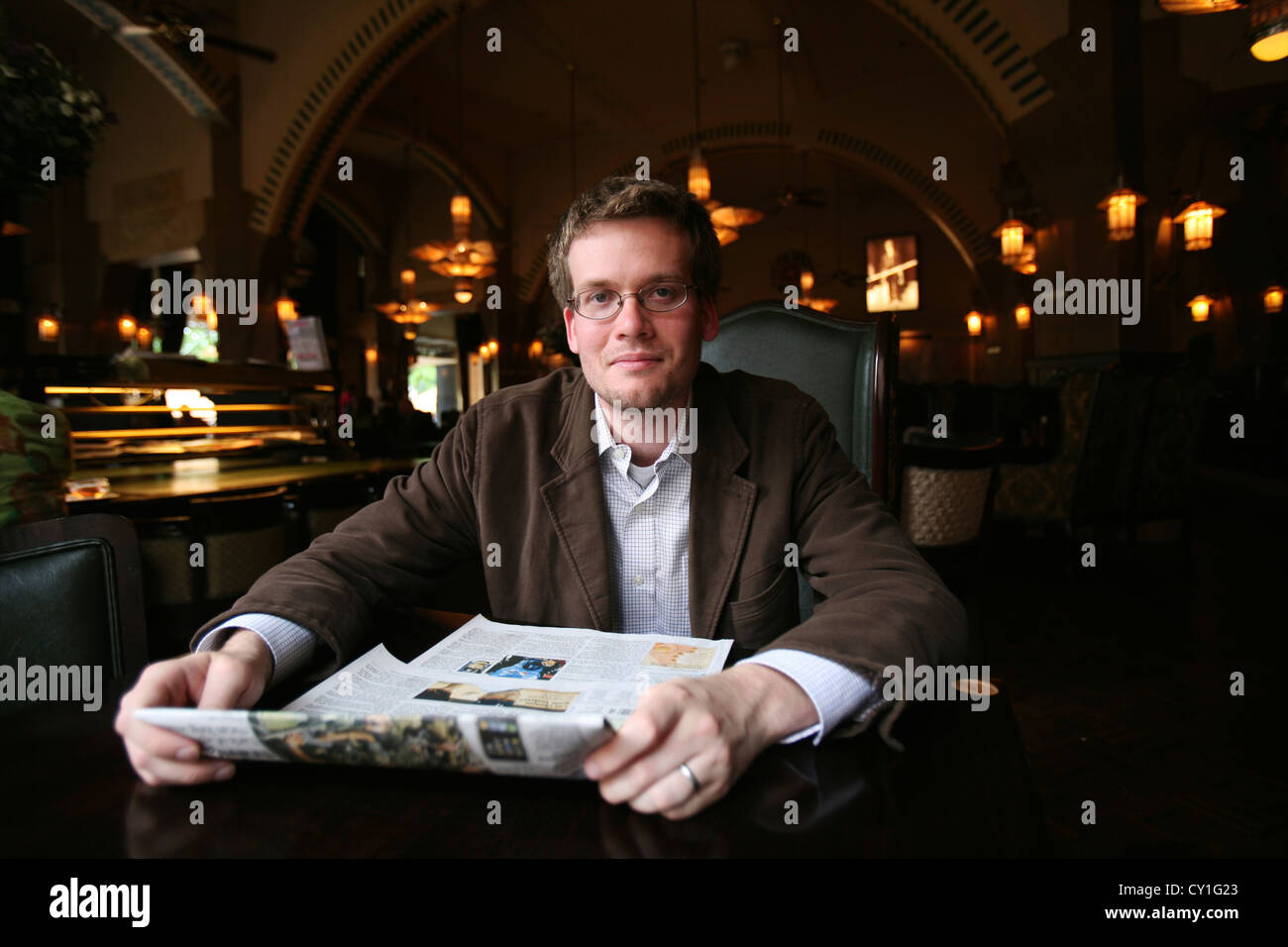 John Green, writer Stock Photo - Alamy