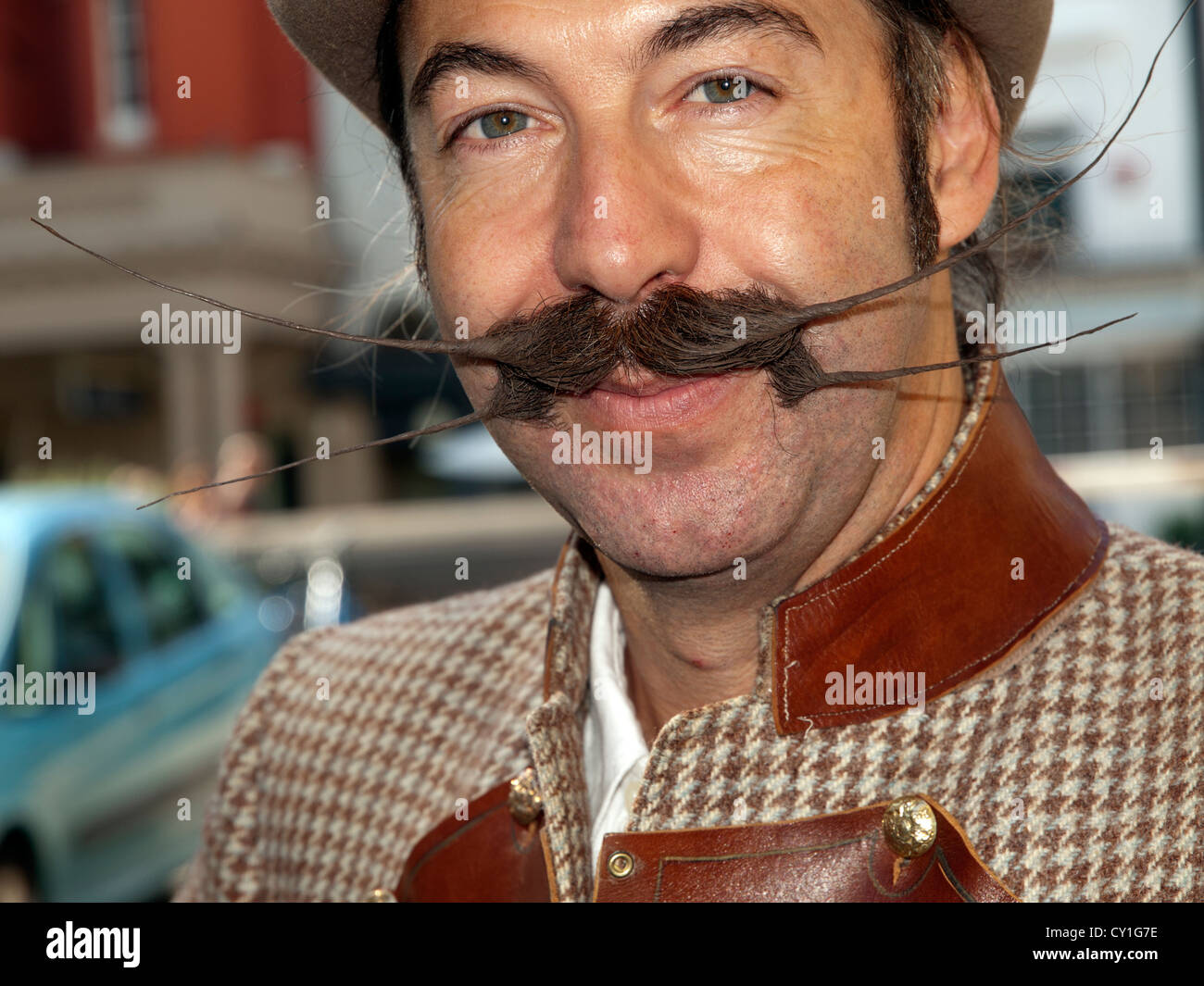 Waxed moustache hi-res stock photography and images - Alamy