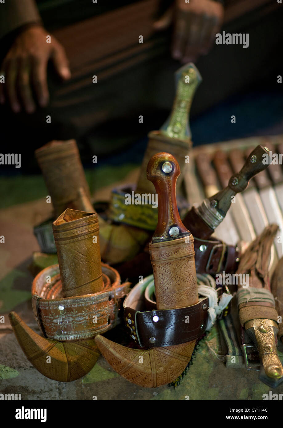 Jambia In A Souk, Saudi Arabia Stock Photo - Alamy