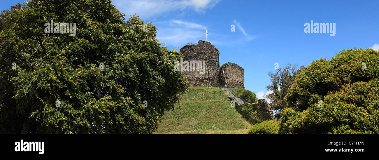 Launceston Castle, Launceston town, Cornwall, England, UK Stock Photo ...