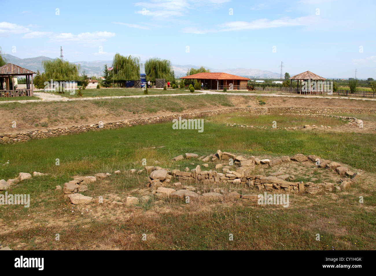 The Tumulus of Kamenica in Albania Stock Photo - Alamy