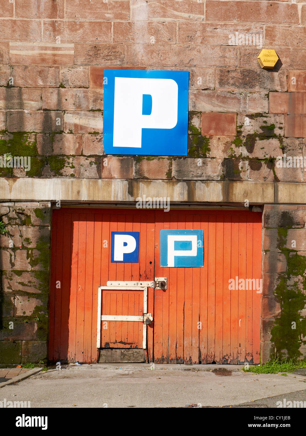 P for parking in the UK Stock Photo - Alamy