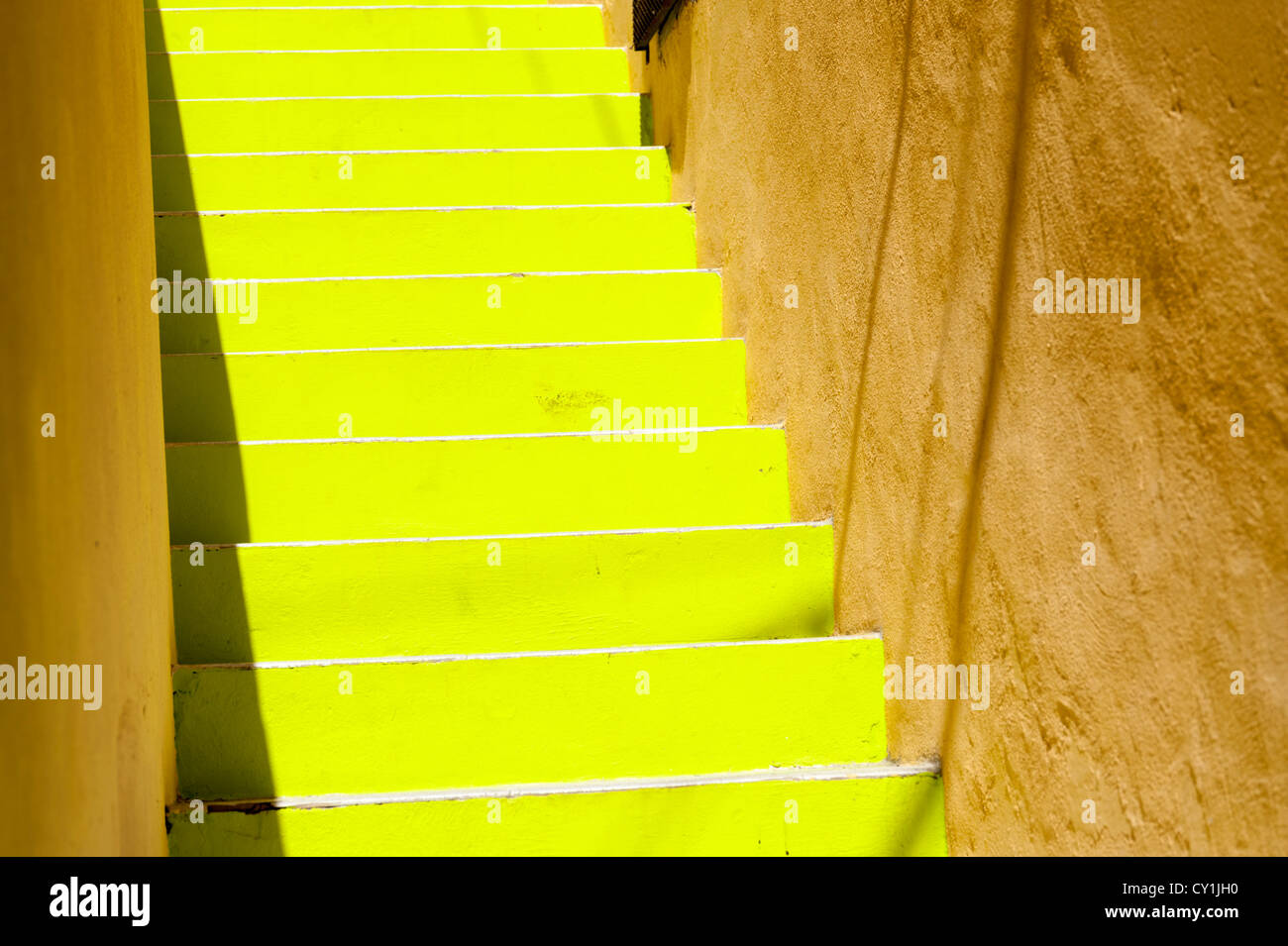 Colourful steps and stairways in Puerto Mogan Gran Canaria Canary ...