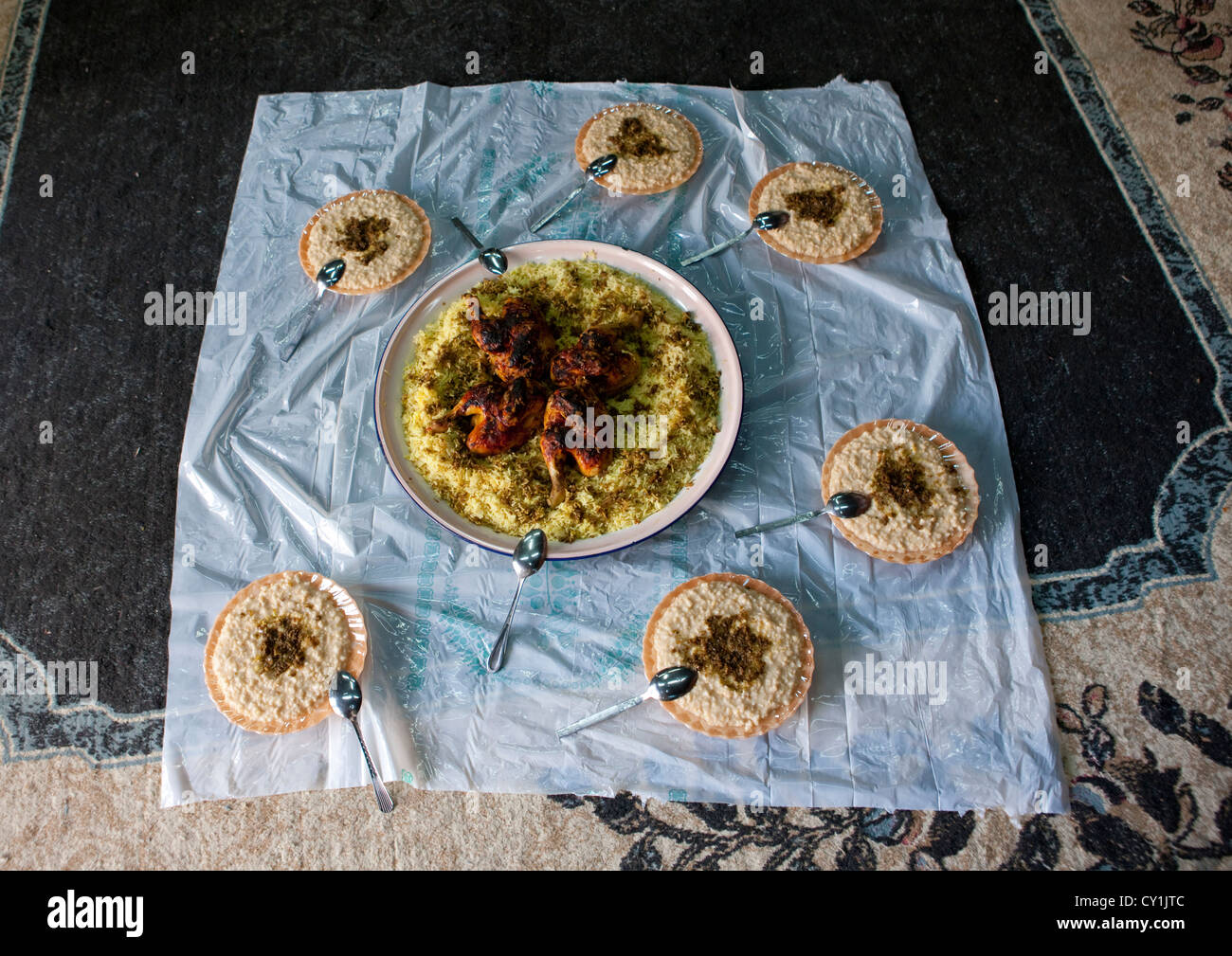 Traditional Food In Saudi Arabia Stock Photo - Alamy